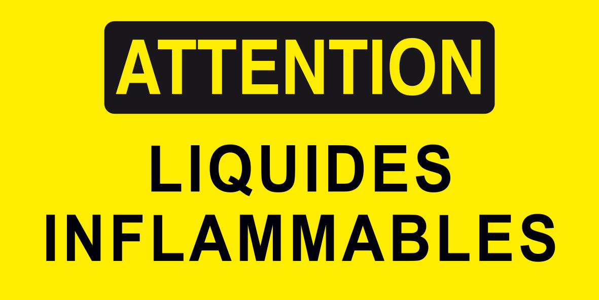 Liquides inflammables - Préventimark