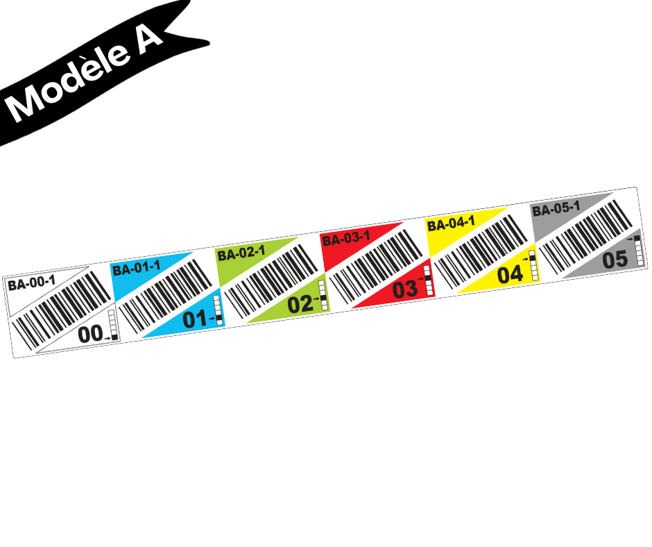 Etiquette de marquage et d'identification de racks et palettiers ...
