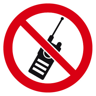 Emetteur / récepteur interdit - Préventimark