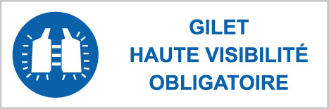 Etiquettes et panneaux de pictogrammes de sécurité d’obligation et de ...