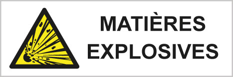 Matières explosives - Préventimark