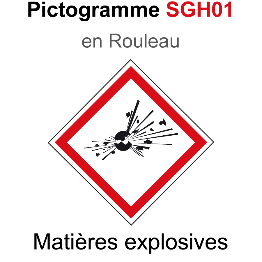 Pictogramme SGH01 en rouleau - Préventimark